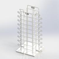China Sunglasses Eyewear Metal Counter Display Stands With Rotated Base for sale