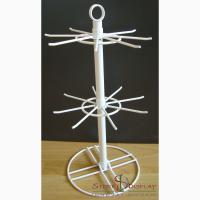 China 2 inch Wire Hooks Spinner Rotating Table top Display Rack Hooks Spinner Metal Table Top Display Stands for sale