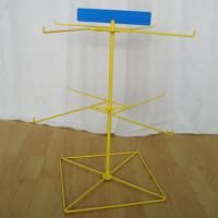 China Trinket Wire Hooks Rotating OEM Metal Table Top Display Stands for sale