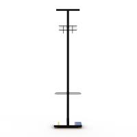 China Floor Standing Sanitation Stand With Sign Holder for sale