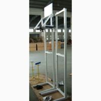 China Floor Standing Welded Metal Frame Branded Display Stands for sale