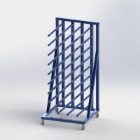 China 5FT Length Vinyl Rolling Industrial Display Stands , Heavy - Duty Display Stands for sale