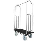 China Sturdy Tubular Hotel Luggage Display Stand Extravagant luggage collection trolley for sale