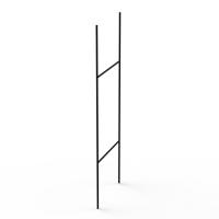 China Powder Coated Metal Wire H Shape A3 Poster Display Stand for sale