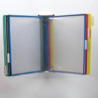 China 10 Pages Flip Wall Mount A4 Poster Display Stand for sale