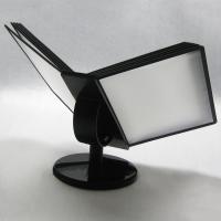 China 10 Pages Flip Table Top Display Racks / Multi-Angle Sliding A4 Poster Display Stands for sale
