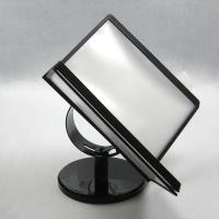 China 10 Pages Flip Table Top Display Racks / Multi-Angle Sliding A4 Poster Display Stands for sale
