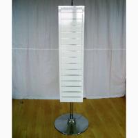 China 4 Sided Metal Hooks Free Standing Wooden Retail Display Stands for sale