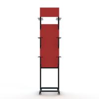 China 2 Sides Motorcycle Helmet POP Display Rack For Motor Shop for sale