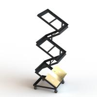 China Convenience Store 5 tier Collapsible Food Display Stands for sale
