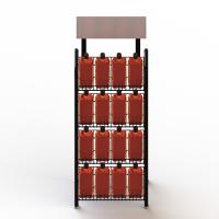 China 4 Layers Metal Wire Liquor Bottle Display Rack for sale