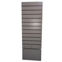 China Spinning 4 Sides Slat Panel Display With Metal Hooks for sale