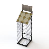 China Free Stand 16 40x40cm Hardwood Floor Tile Display Rack for sale