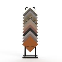 China Foldable 12 30x30cm Ceramic Sample Board Display Racks for sale