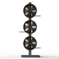 China ISO Double Sided 6 Aluminum Alloy Wheel Rim Stand for sale
