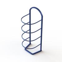 China One Side 4 Tiers Flooring Display Stand for Bathroom Sinks for sale