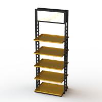 China 5 Shelves Heavy Duty Display Stand Auto Parts Display Racks For / POP Oil Bottles for sale