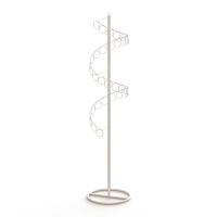 China Freestanding Spiral 32 Ring Metal Scarf Hanger for sale