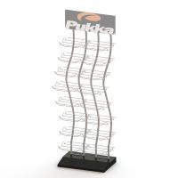 China Multiple Layer Spiral Shape Baseball Cap Metal Wire Display Rack for sale
