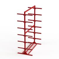 China Double Sides 12 Layers Car Bumper Rack With Adjustable Arms for sale