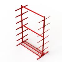 China Double Sides 12 Layers Car Bumper Rack With Adjustable Arms for sale