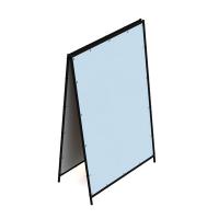 China Collapsible Outdoor A Frame Display Stands With Rainproof Graphic for sale