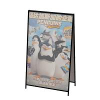 China Collapsible Outdoor A Frame Display Stands With Rainproof Graphic for sale