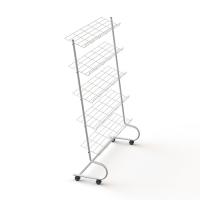 China Wire Sloped Shelves Shoe Rack Floor Standing Multiple Layer Chrome Layer Stand for Shoes for sale