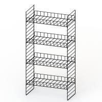 China Supermarket Metal Wire Display Stands / Mulitple Shelf Wire Rack Display Stands for sale