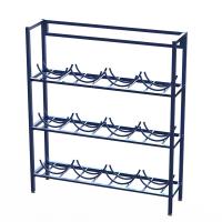 China Engine Oil Barrel  Knocked Down Metal Display Racks For Garage for sale
