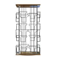 China KD Construction Spinner Rack Display Stand With 4Sides for sale