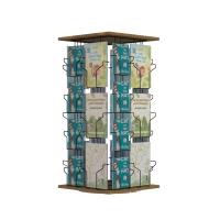 China KD Construction Spinner Rack Display Stand With 4Sides for sale