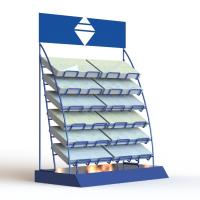 China 12Layers Counter Top Display Racks For Ceramic Tile Sample for sale