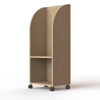 China KD Construction MDF Literature Display Stand Wooden Maple for sale