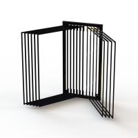 China 10 Panel Knock Down Swing Poster Frame Stand Wall Mounted 20 View Poster for sale