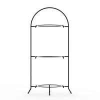 China Metal Wire 3Tiers Metal Display Rack Welded Structure for sale