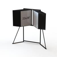 China Knocked Down Construction Poster Display Stand 22X28 Inch for sale