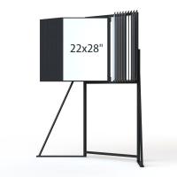 China Knocked Down Construction Poster Display Stand 22X28 Inch for sale