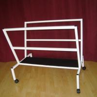 China V - Shape Metal Oil Painting Frame Office Display Shelves Arts Bin Storage Stand for sale