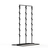 China 3 Strips Snack Potato Chip Clip Rack / Double Sides Food Hanging Chip Clip Display for sale