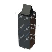 China 4sides Turntable Counter Top Display Rack With Top Pad Holder for sale