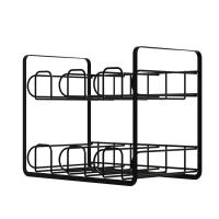 China Welded 2layers Wire Food Display Stands For Tea Pack for sale
