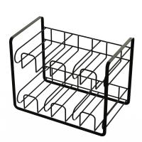 China Welded 2layers Wire Food Display Stands For Tea Pack for sale