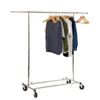 China Chrome Tube Stainless Steel Clothes Rack , Metal Heavy Duty Clothes Rack for sale