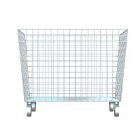 China Metal Bin Chrome Color Welded Hotel Display Stand Cart Type for sale