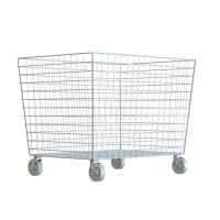 China Metal Bin Chrome Color Welded Hotel Display Stand Cart Type for sale