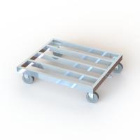 China Knocked Down Heavy Iron Tube  Industrial Dolly Cart For Transporting for sale