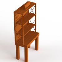 China Oak KD Construction Wooden Retail Display Stands With Shelves for sale