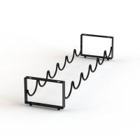 China 6 Bottles Wine Wire Rack For Home Display Rack Table Wine Organizer Shelf Rack for sale