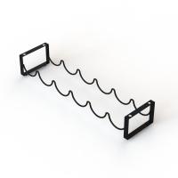 China 6 Bottles Wine Wire Rack For Home Display Rack Table Wine Organizer Shelf Rack for sale